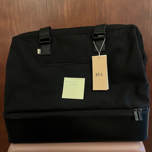 BEIS | Bags | Beis Weekender In Black New With Tags Never Used | Poshmark